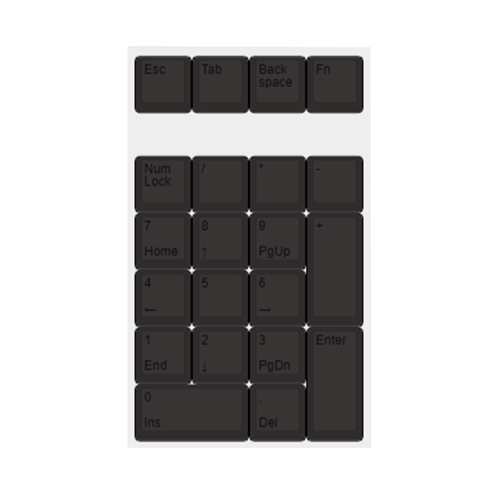 YMDK Free Assembling 20% 21 23 24 Key Numpad | Non Hotswap QMK VIA V2 ...