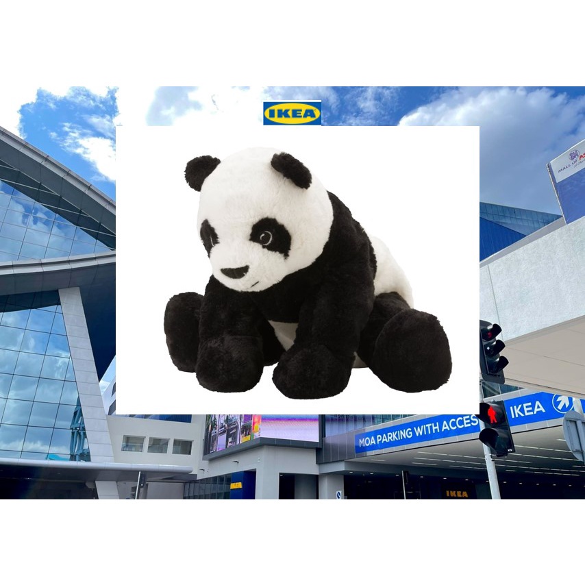 Ikea Authentic Kramig Soft Toy, White/Black (Original) | Shopee Philippines
