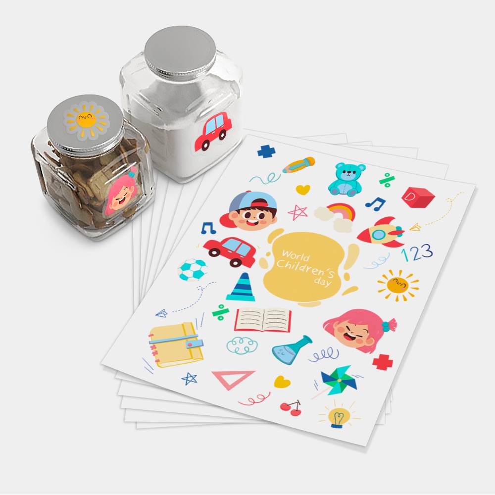 InkJet Printable PVC / Vinyl Sticker Paper A4, Glossy Matte White ...