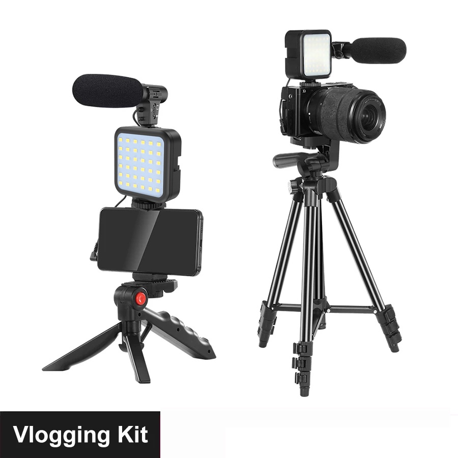 Phone DSLR Camera Vlog Tripod Vlogging Kit for Remote Control ...