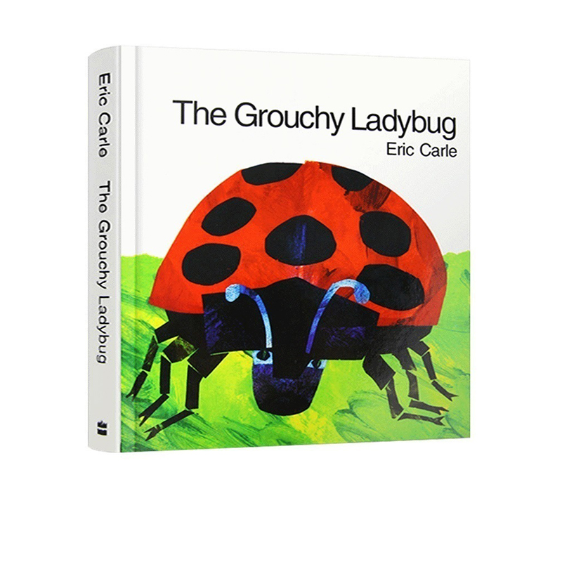 The Grouchy Ladybug Card Board Book Eric Carle Kids English Books ...