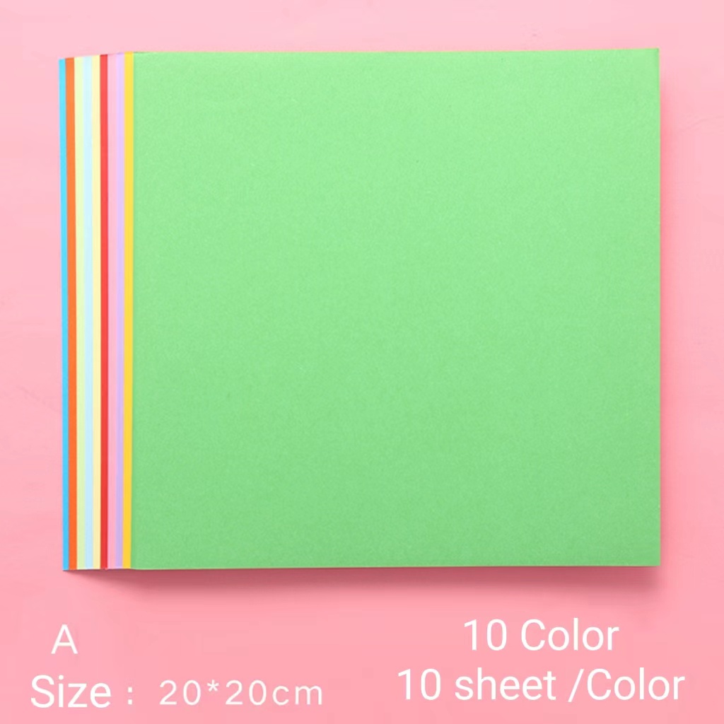 Square Origami Gift Packaging paper Double Sides Paper Pure Wood Pulp ...