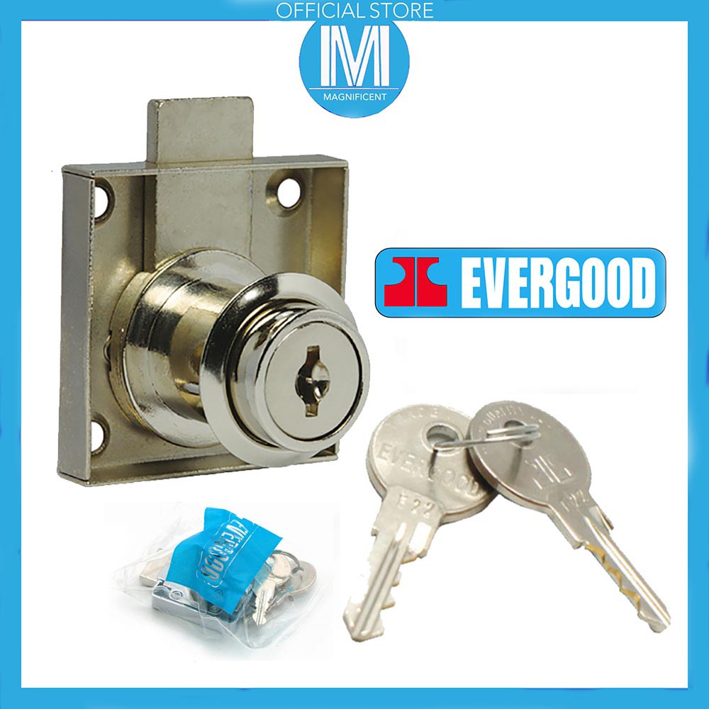 Evergood 101 Drawer Lock Chrome Plated Furniture Lock | Shopee Philippines