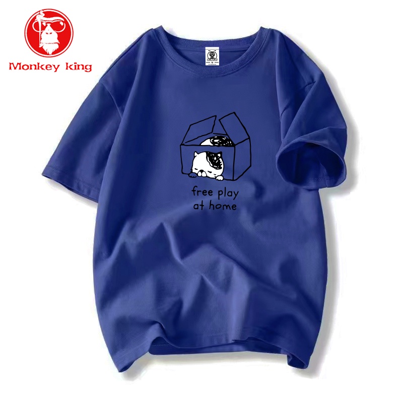 MONKEY KING COD cotton plus size tshirt for men on sale print graphic ...