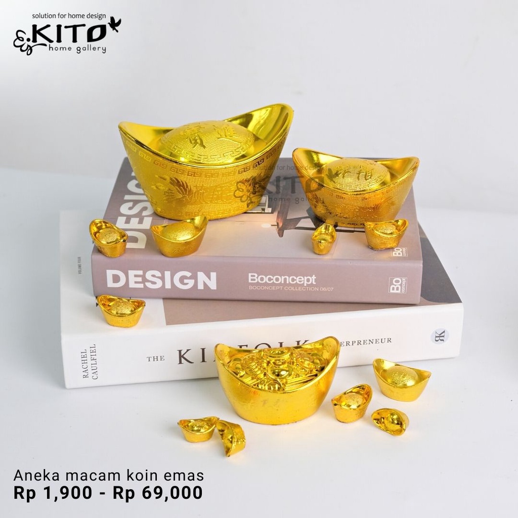 Kito Chinese New Year Gold Coin - Chinese New Year Decoration CNY (0462 ...