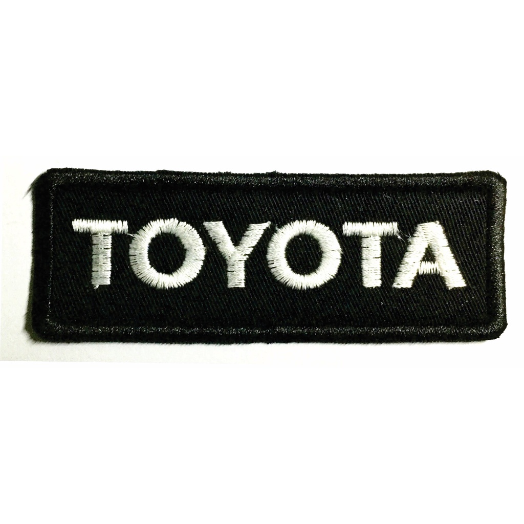 Toyota Script Embroidered Cloth Patch Badge | Shopee Philippines