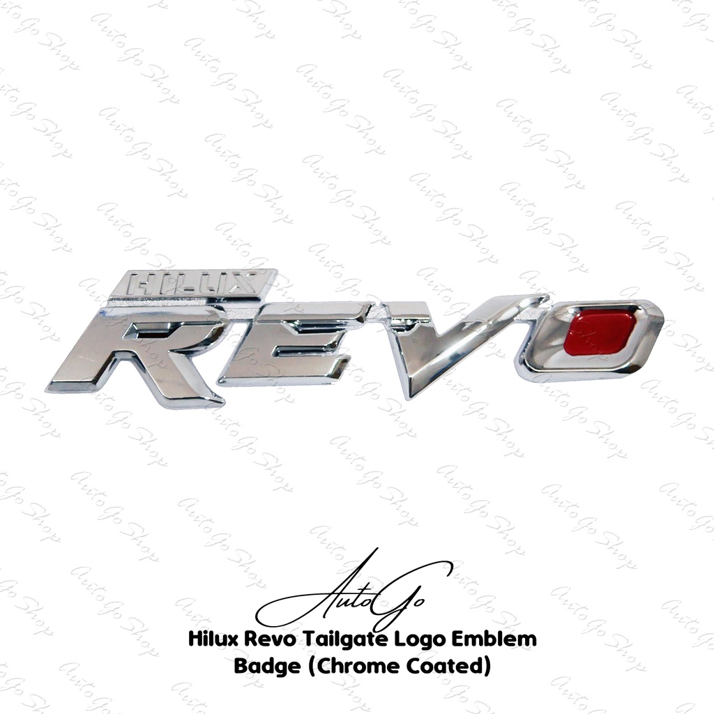 Hilux Revo Tailgate Logo Emblem Badge (Chrome Coated) | Shopee Philippines