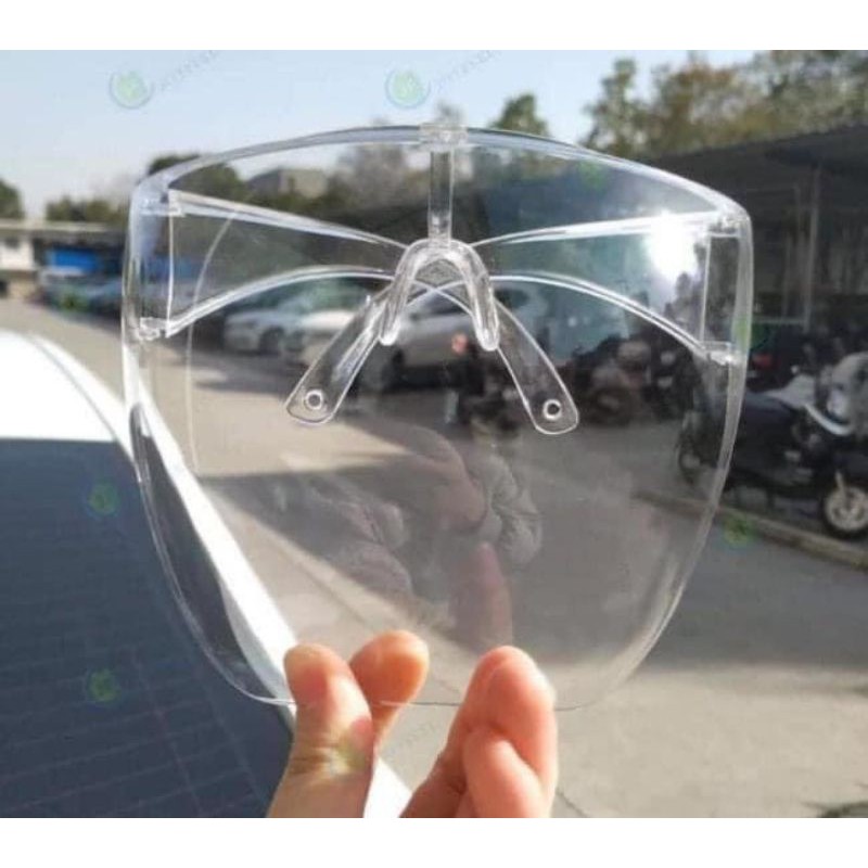 FACESHIELD FULL FACE TRANSPARENT FACE MASK BLOCC FOR ADULT | Shopee ...