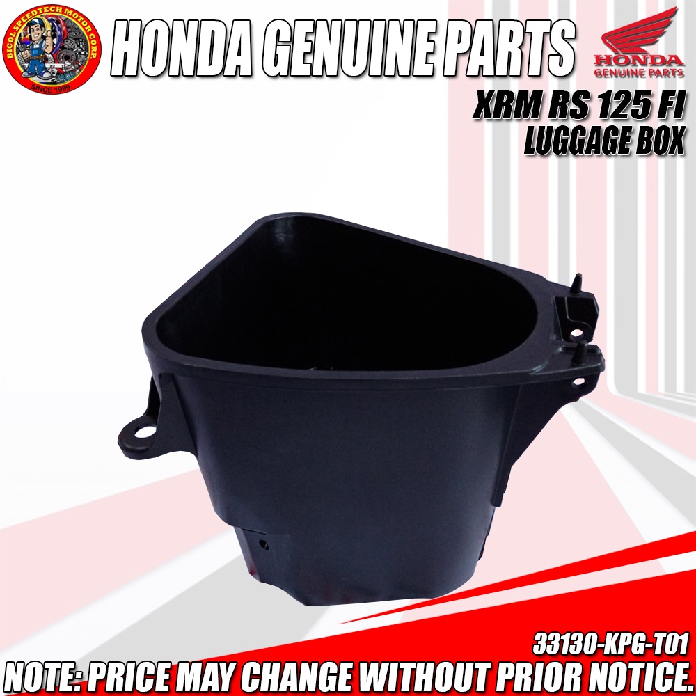 XRM 125 Fi / RS 125 Fi LUGGAGE BOX (HPI) (Genuine: 81250-KPY-H00 ...