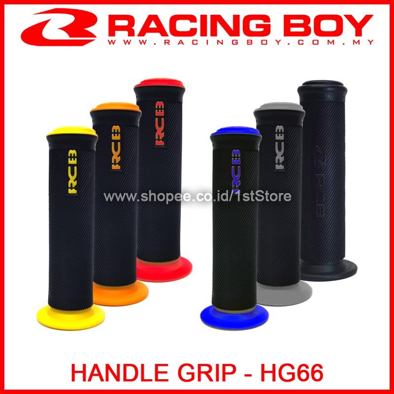 ORIGINAL RCB HG66 HANDGRIP RACING BOY HG 66 BLACK HAND FAT HANDLE GRIP ...