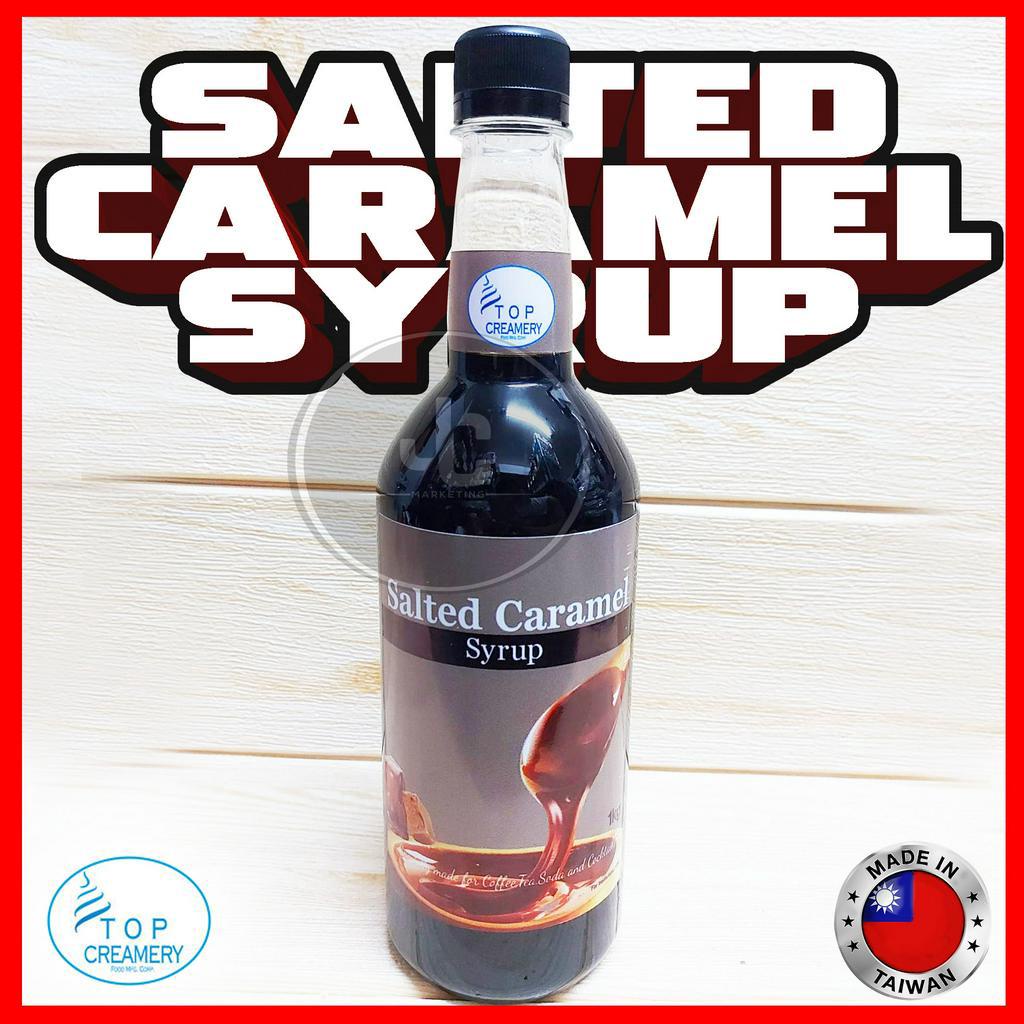 Top Creamery™ Salted Caramel Fruit Syrup Bottle 1kg | Made for Coffee ...
