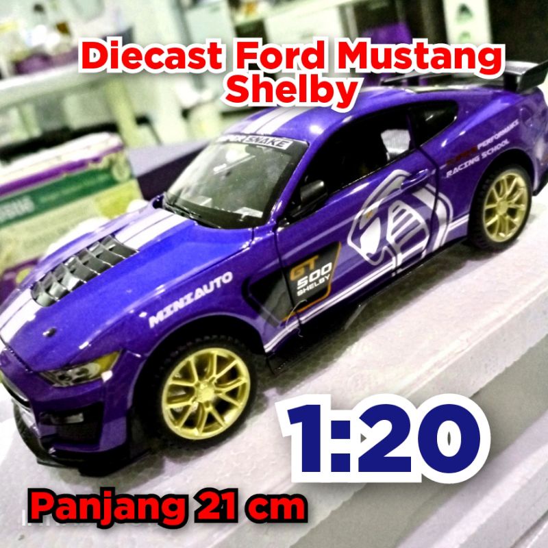 Diecast Miniature Car Display DIECAST FORD MUSTANG SHELBY GT 500th ...