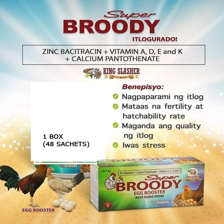 Super Broody Egg Booster 1 Box (48 sachets) | Shopee Philippines