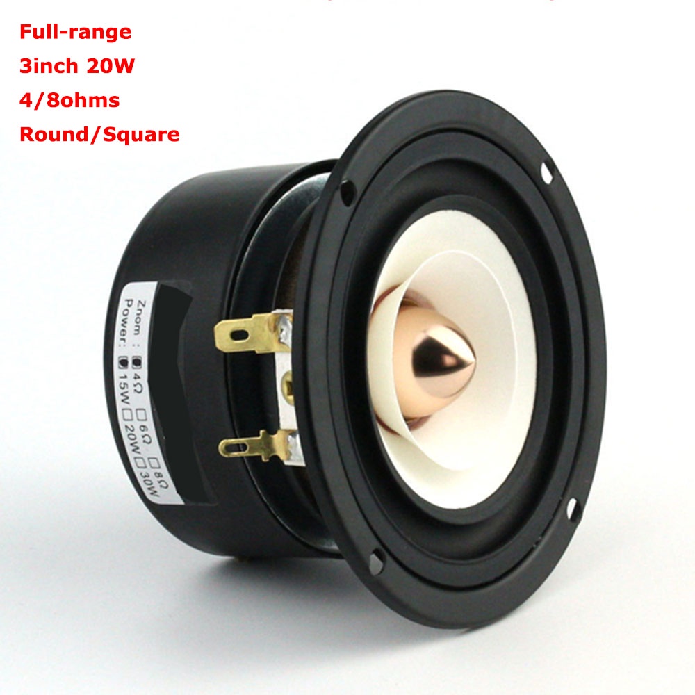 3inch Full Range frequency Speaker 3 inch 90MM unit with aluminum head ...