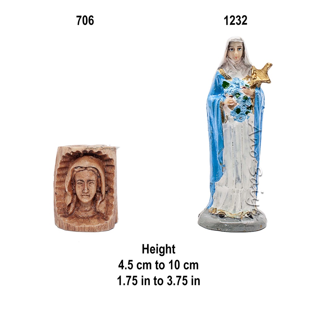 AnoSaiyo Mama Mary Statue Tuod Queen of Flowers Flores de Mayo Blessed ...