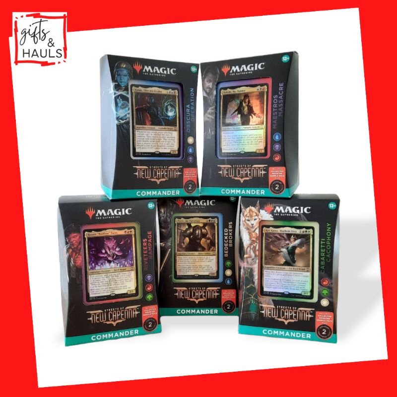 Magic The Gathering MTG Streets of New Capenna Commander Deck | Shopee Philippines