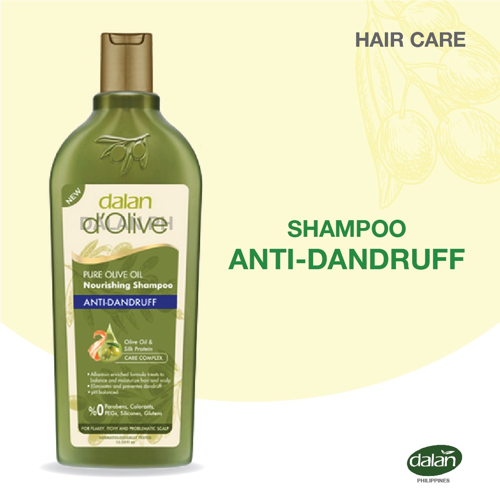 DALAN d'Olive Pure Olive Oil Nourishing Shampoo 400ml - Anti-Dandruff ...
