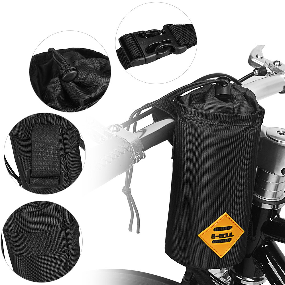 B147 B-Soul Bike Front Handlebar Water Bottle Insulation Bag Water ...