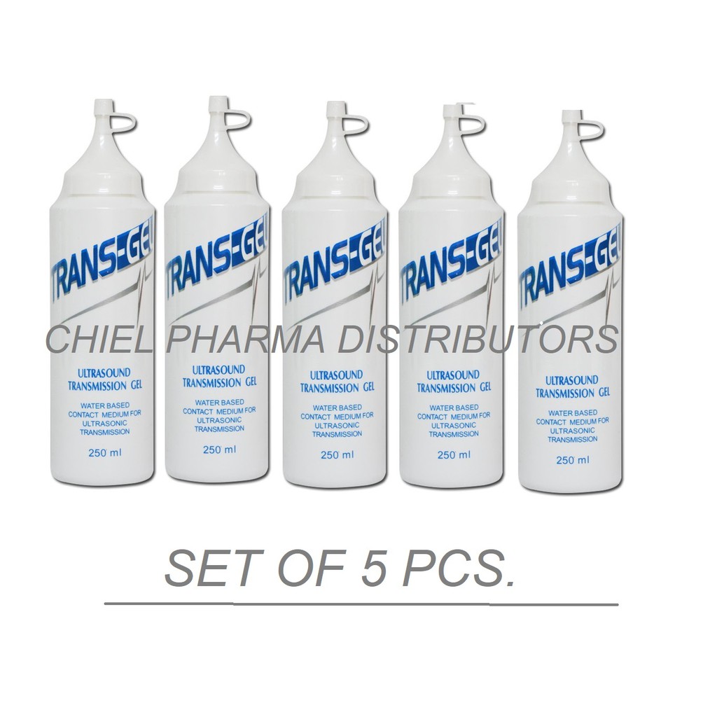 Transgel Ultrasound Transmission Gel 250ml (5pcs) | Shopee Philippines