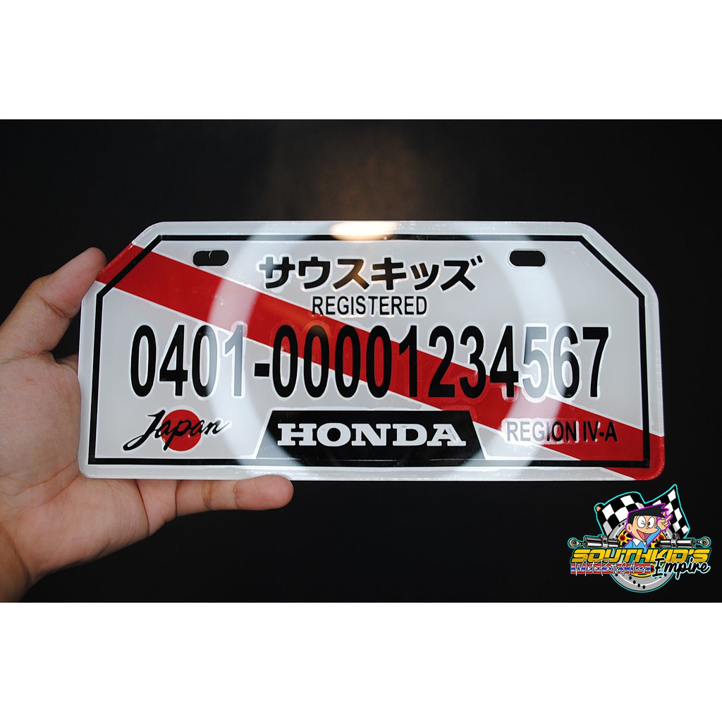 JDM MOTORCYCLE PLATE | HIGH QUALITY | CUSTOMIZED | LOWEST PRICE IN THE ...