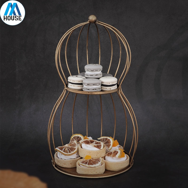Metal Cake Stand Cupcake Stand Dessert Plate Food Display Stand Party ...