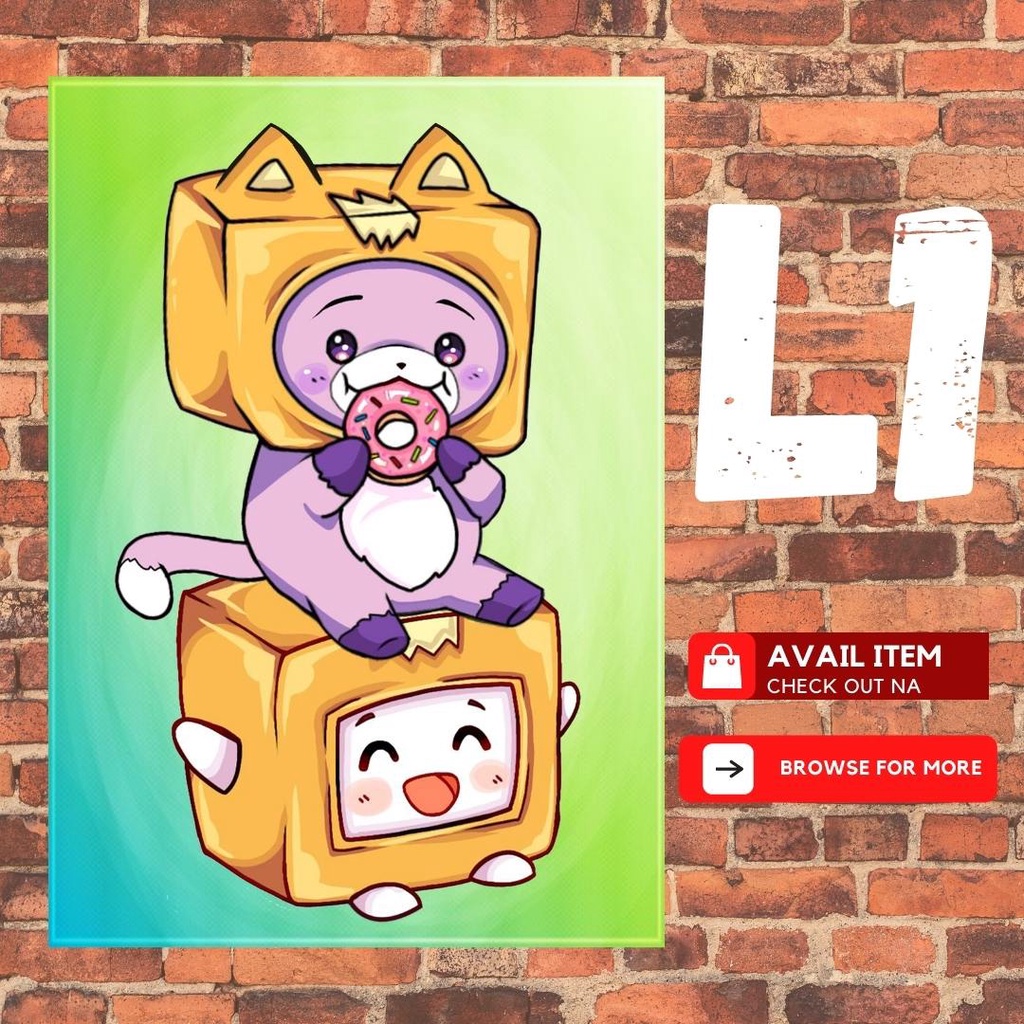 LANKYBOX poster (Sintra board) A4 size | Shopee Philippines