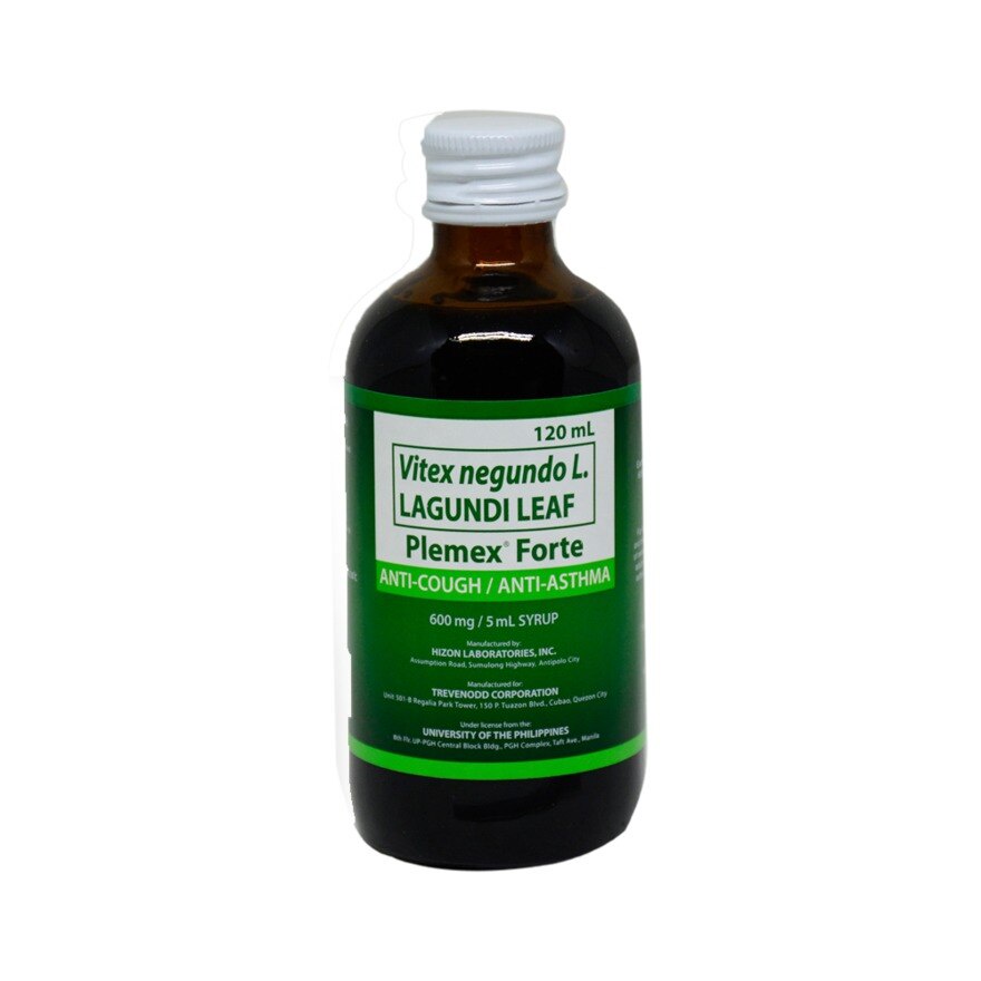 PLEMEX Vitex negundo 600mg/5mL Syrup 120mL | Shopee Philippines