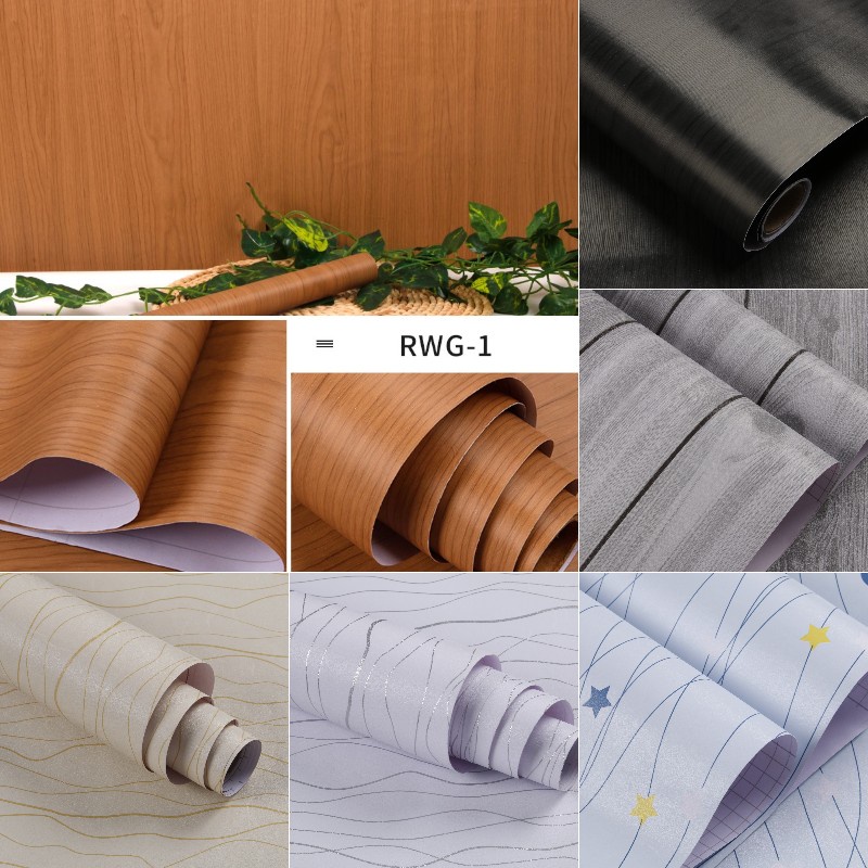 Plain Wallpapers Waterproof Stickers for Wall Desk Table Door 45cmx10m ...