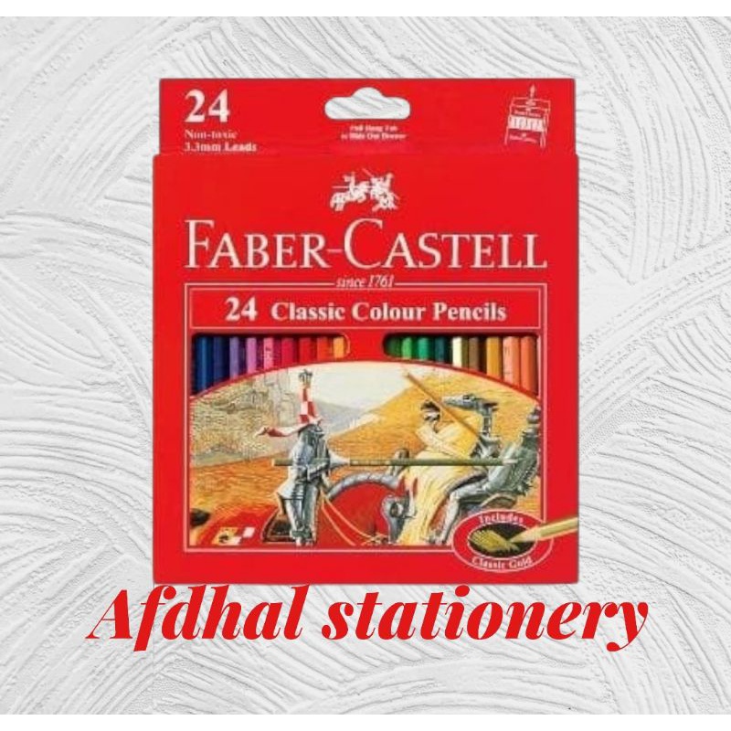 FABER CASTEL CLASSIC 24 COLOR PENCIL | Shopee Philippines