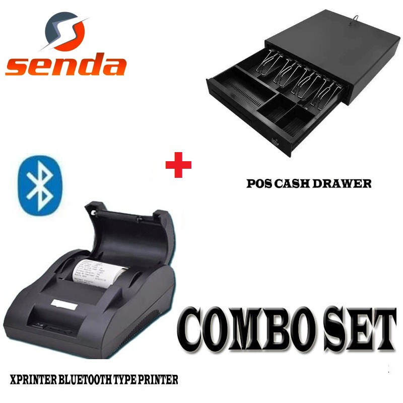 Xprinter 58mm Thermal Cash Receipt Bluetooth Printer Plus POS Cash ...