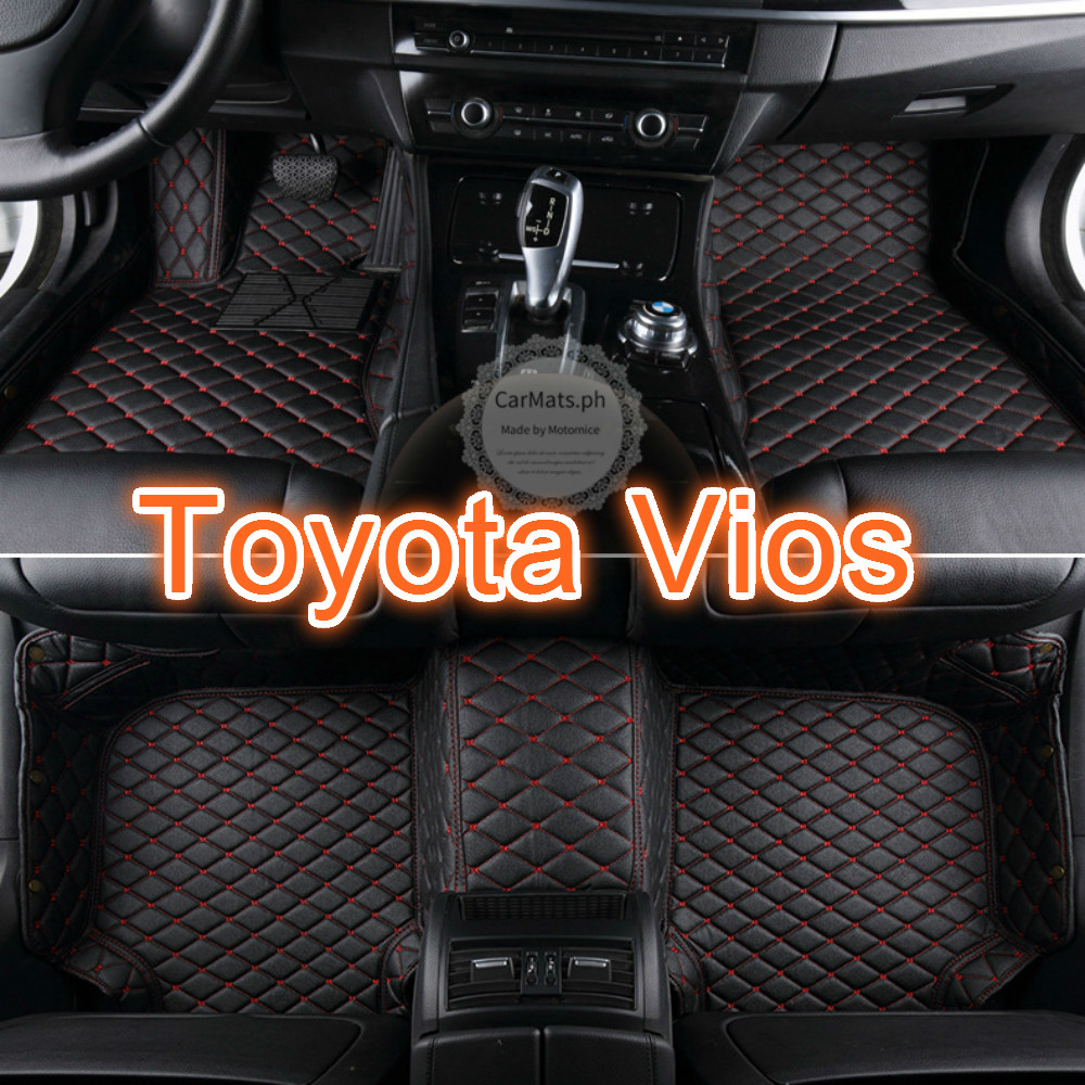 (Ready Stock) For Toyota Vios Car Floor Mats Deep Dish Matting CARMAT ...