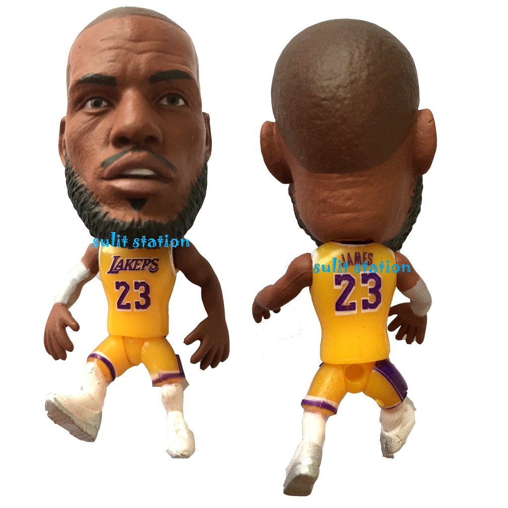 NBA BASKETBALL PLAYER LAKERS LEBRON JAMES RUBBERIZED COLLECTIBLE TOY ...