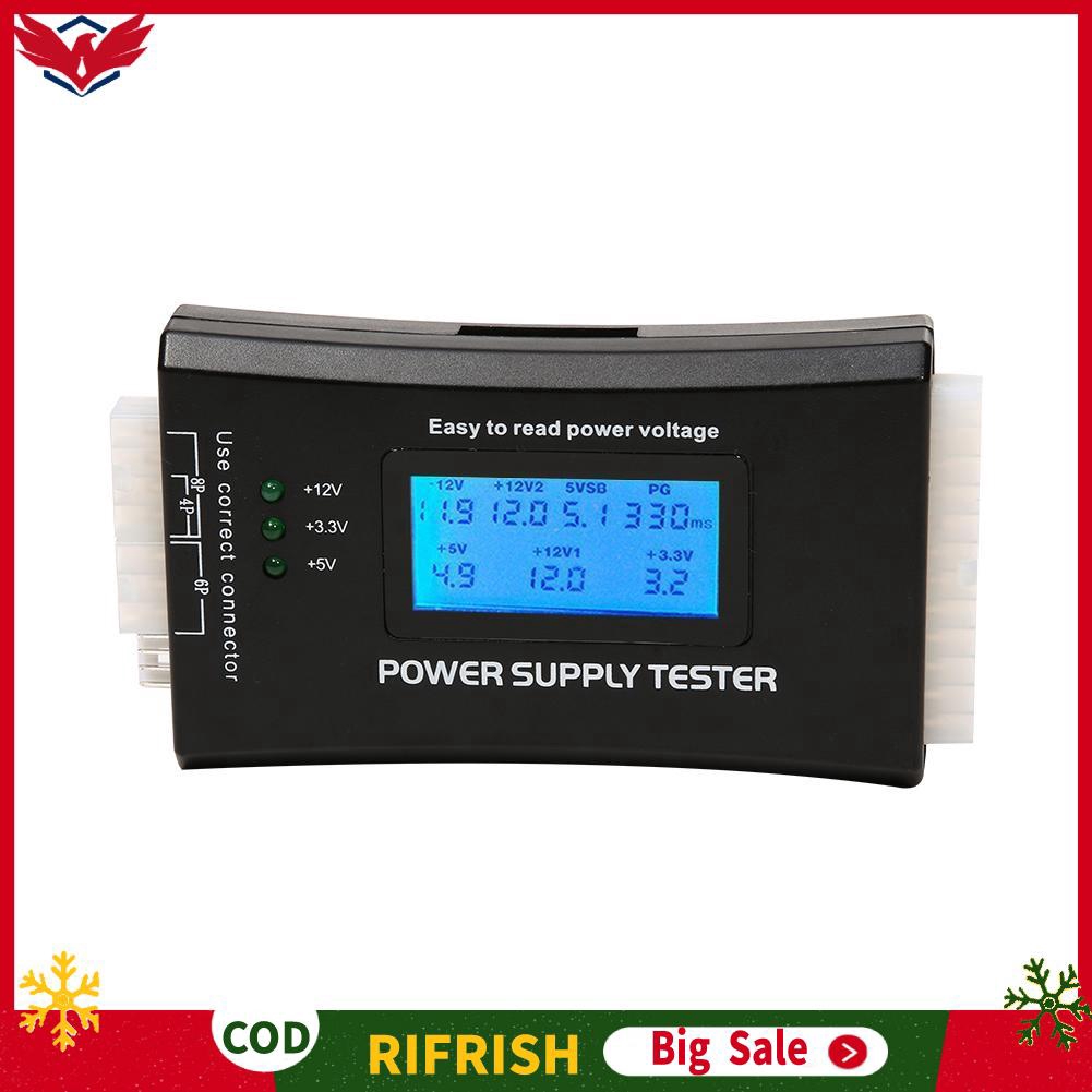 RR-COD Digital LCD PC Computer PC Power Supply Tester Buzzer PSU PSU ...