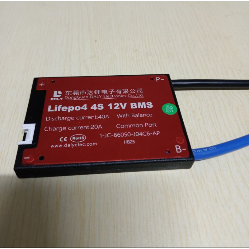 BMS Lifepo4 4S 12V 10A~50A DALY BMS for lifepo4 32650 3.2v nominal Wide Application. | Shopee ...
