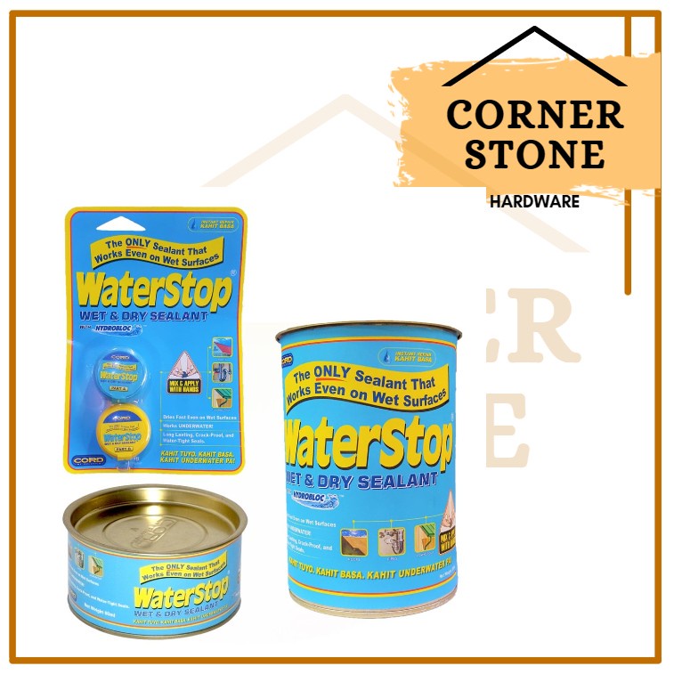 CORD WATERSTOP Wet & Dry Sealant* 30g, 60ml and 200ml (with HYDROBLOC ...