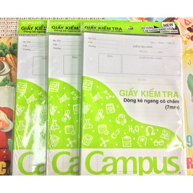 Campus Test Paper With Dot (1 Bag / 25 Double Sheets) | Shopee Philippines