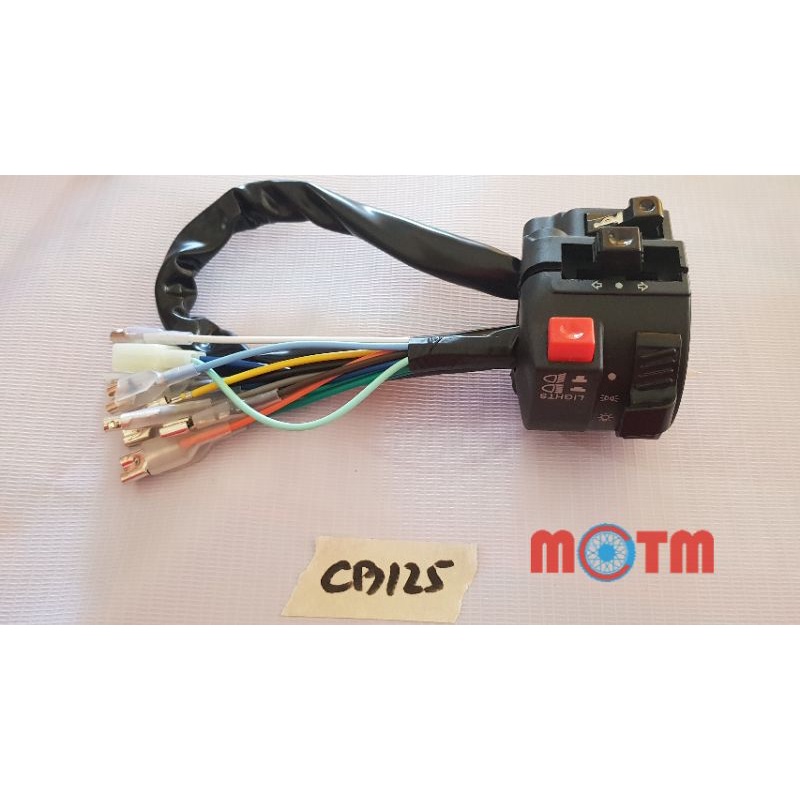 HANDLE SWITCH ASSEMBLY FOR HONDA CB125 (LEFT / RIGHT) | Shopee Philippines