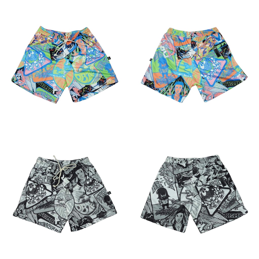 DBTK 9th Year Mesh Shorts Black / White & Colored Brand-new Original w ...