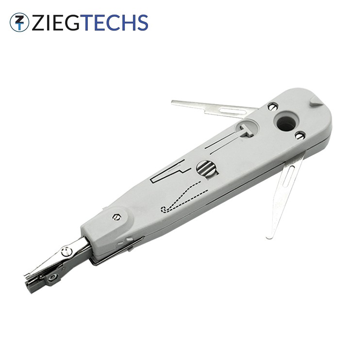 Telecom LSA-Plus Tool with Sensor Ethernet Patch Panel Faceplate Punch ...