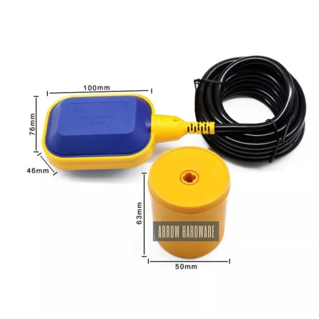 Cable Type Float Switch Liquid Fluid Water Level Controller Sensor (2M ...