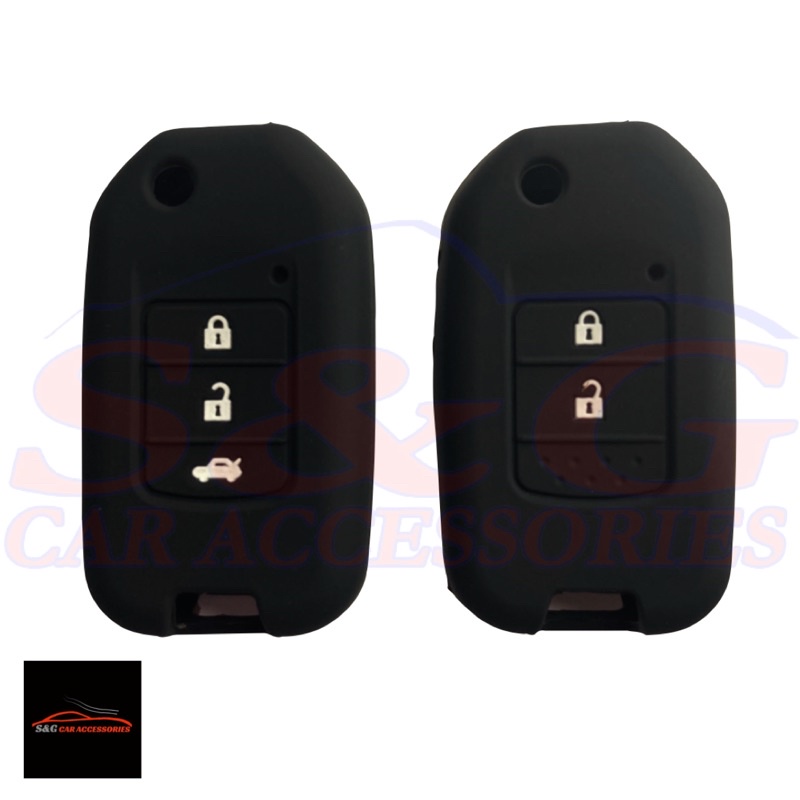 SG Honda City, Civic, BRV, HRV, Brio, Jazz Silicone Car Flip Key Cover ...