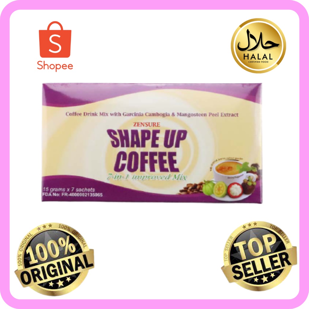 COD!!Shape Up Coffee Original 15grams x 7 sachet | Shopee Philippines