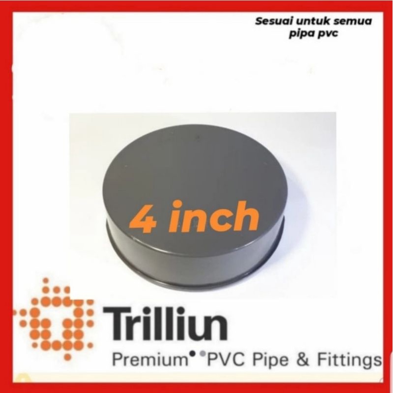 Dop 4"/Cap 4"/Pipe Cap 4" Plain trillion without thread | Shopee Philippines