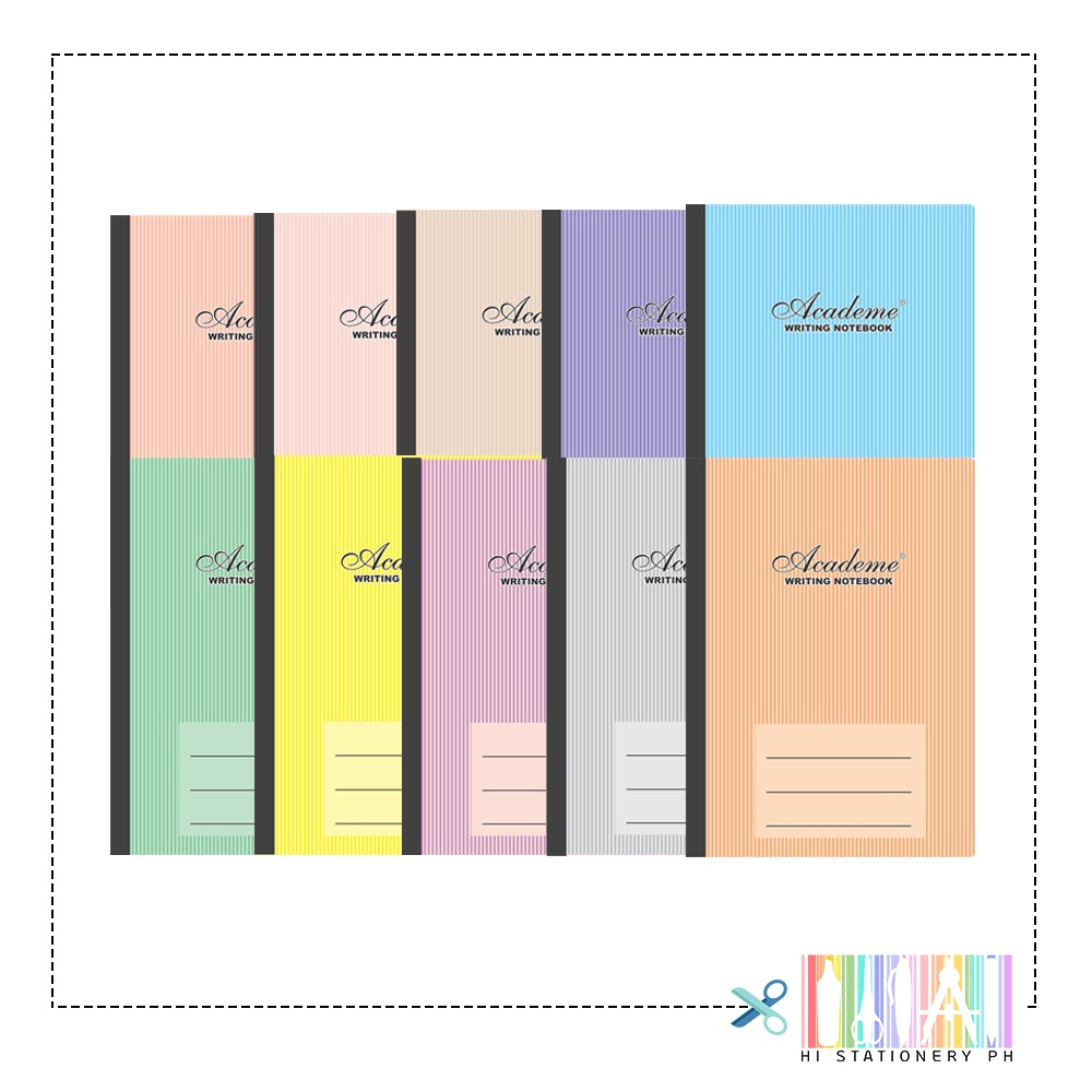 ACADEME Writing Notebook - 10pcs Random | Shopee Philippines