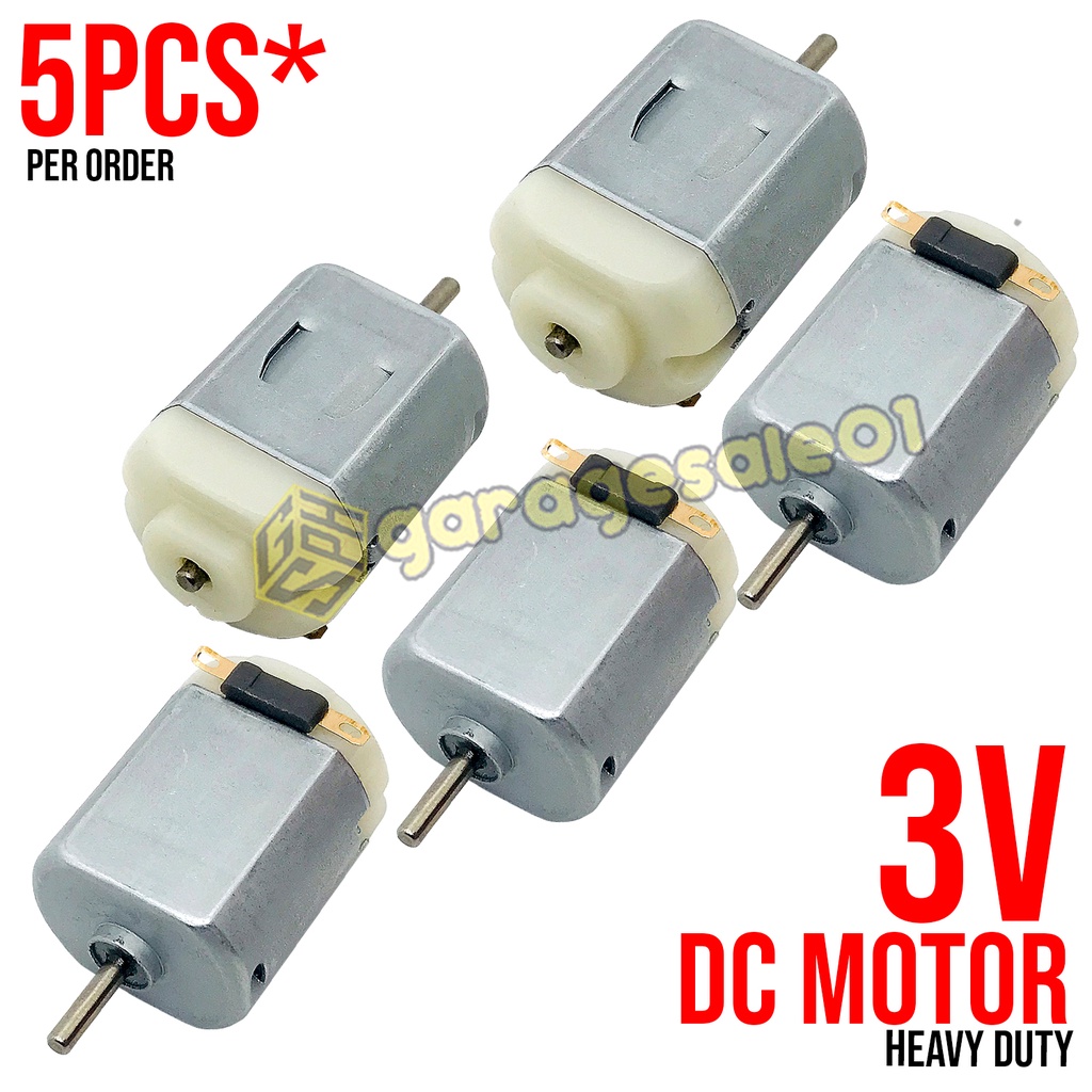5PCS DC Motor 130 Mini DC Motor 1.5V to 3V DC | Shopee Philippines
