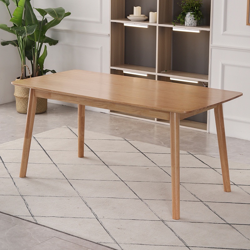 KRUZO SONATINA Natural Wood Oak Finish DINING TABLE | Shopee Philippines