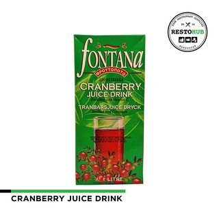Fontana Cranberry Juice 1 Liter | Shopee Philippines