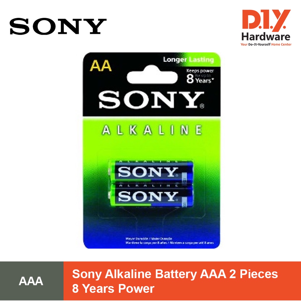 Sony Alkaline Battery AA 2 pcs | Shopee Philippines
