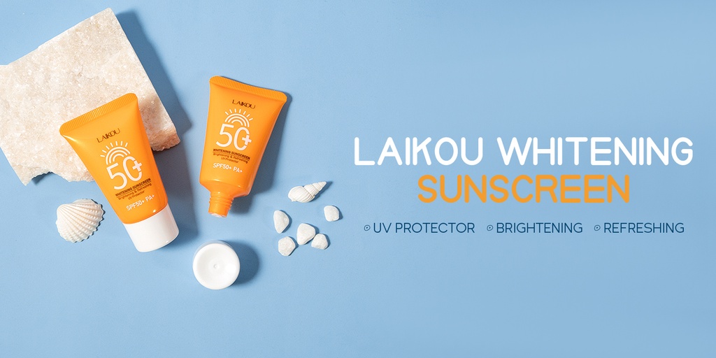 LAIKOU Whitening Face Sunscreen Waterproof Body Sunblock Cream UV ...