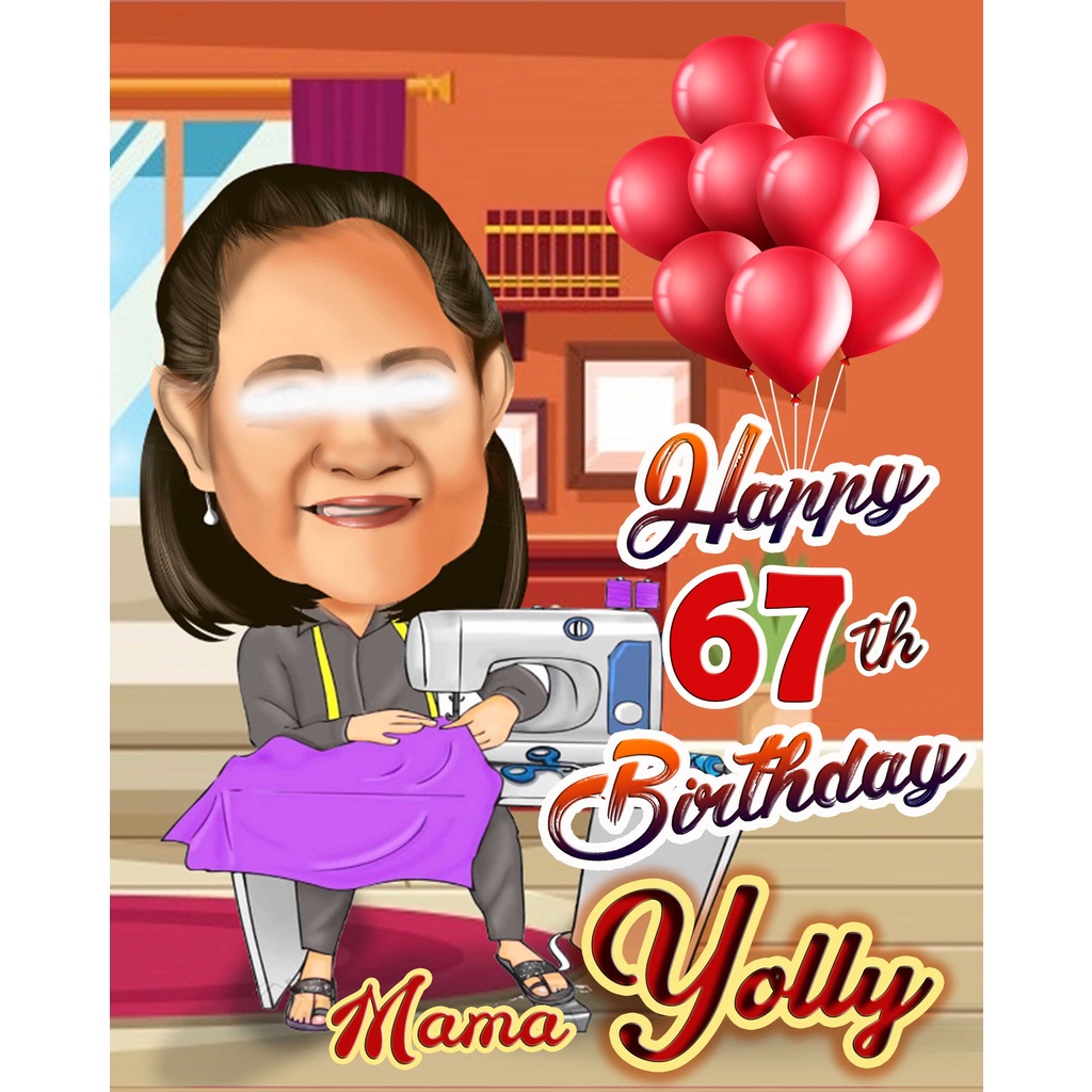 SEWER CAKE TOPPER / MANANAHI / MOMMY / MAMA | Shopee Philippines